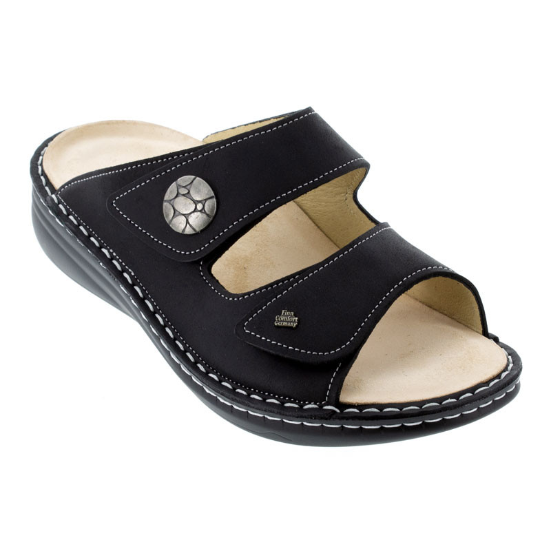Finn Comfort Moorea Black – Miller Shoes
