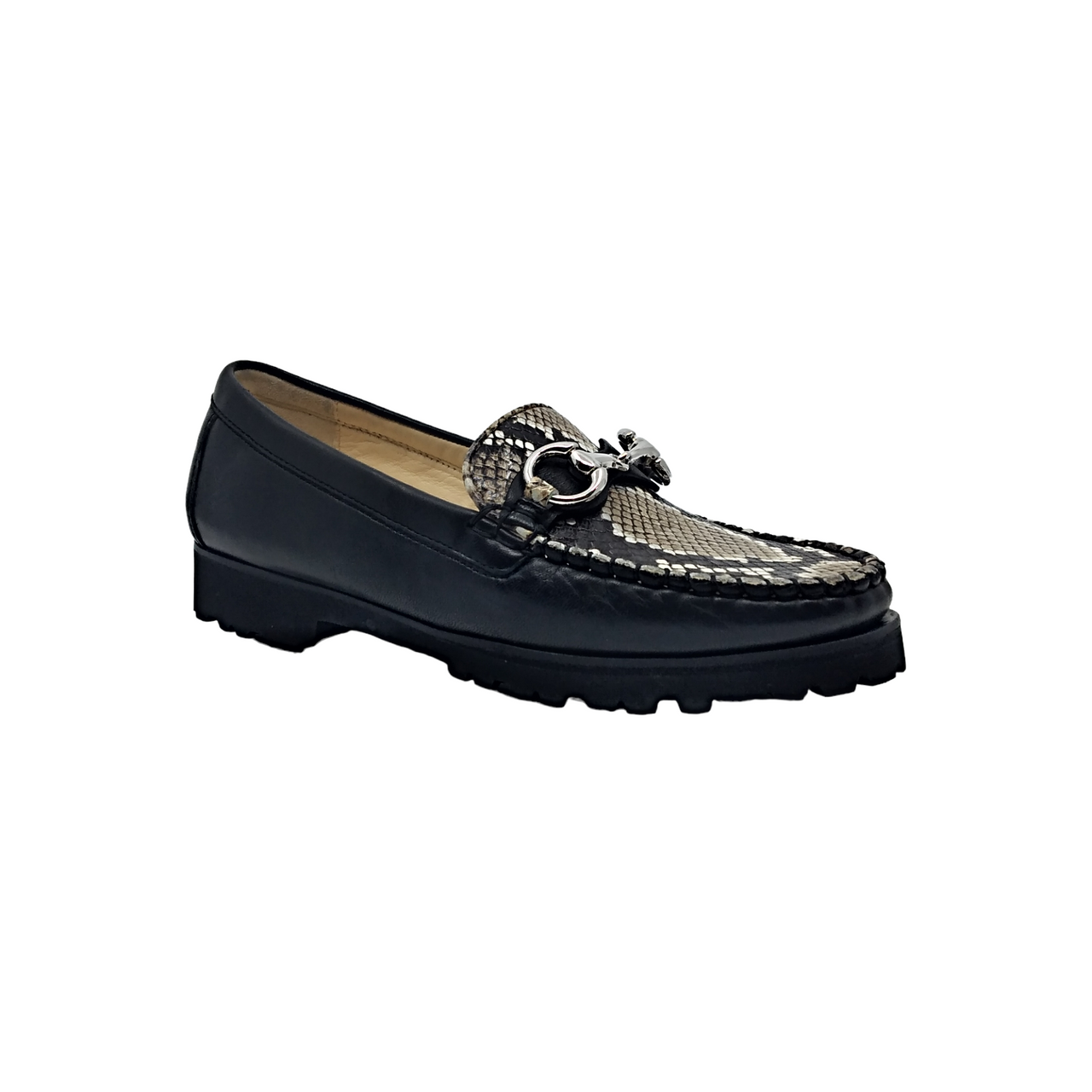 Robert Zur Soho Black/Python True Glove – Miller Shoes