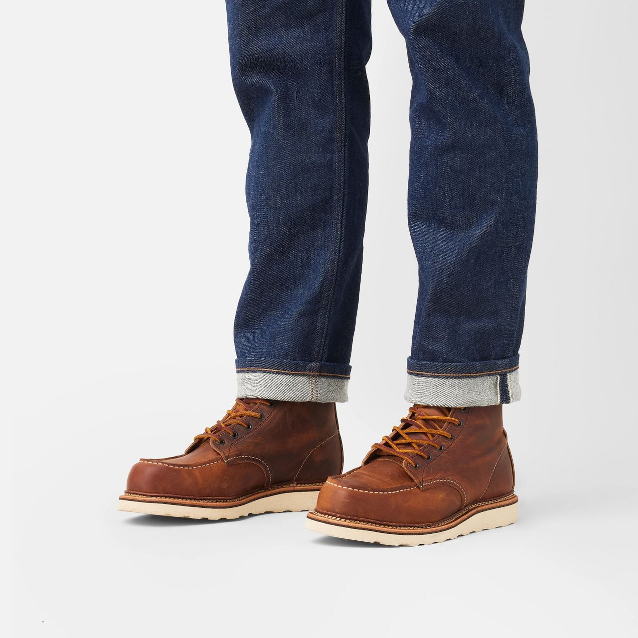 Red Wing Heritage Men’s 1907 Classic Moc – Copper – Miller Shoes