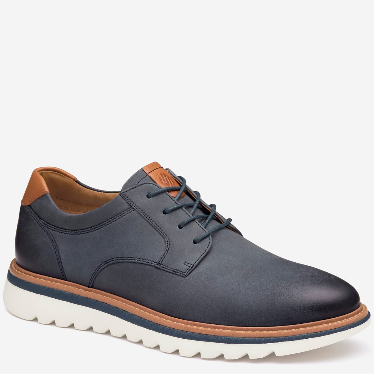 Johnston & Murphy Braydon Plain Toe – Navy – Miller Shoes