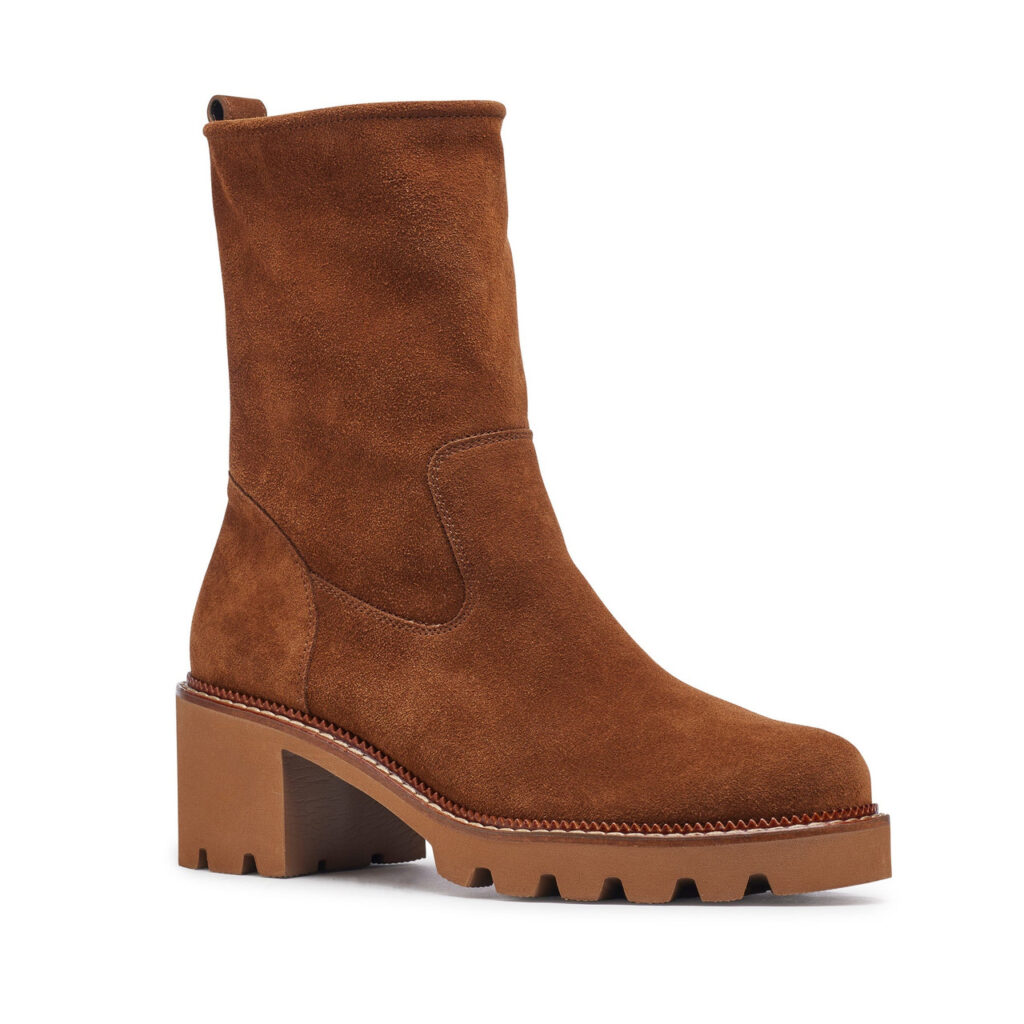 Paul Green Wanda Boot – Black Soft Suede – Miller Shoes