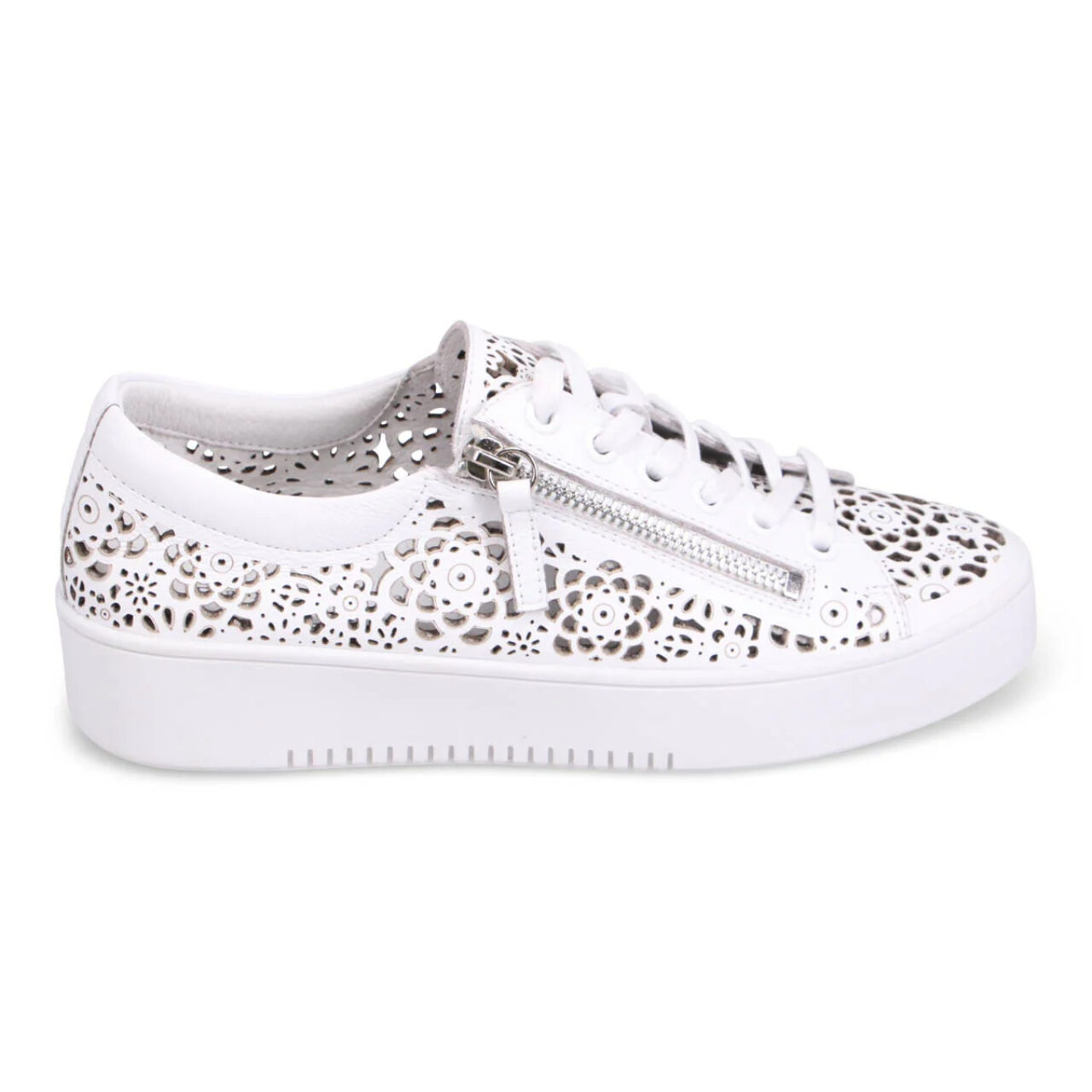 Django & Juliette Leitha – White – Miller Shoes