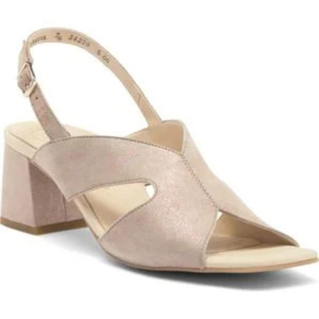 Paul Green Verona Sling – Cachemire Metallic Suede – Miller Shoes