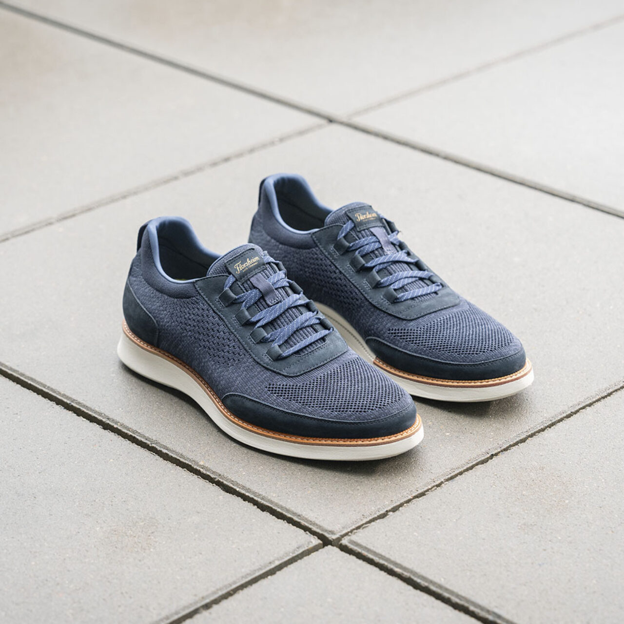Florsheim Launch Knit Slip – Gray – Miller Shoes